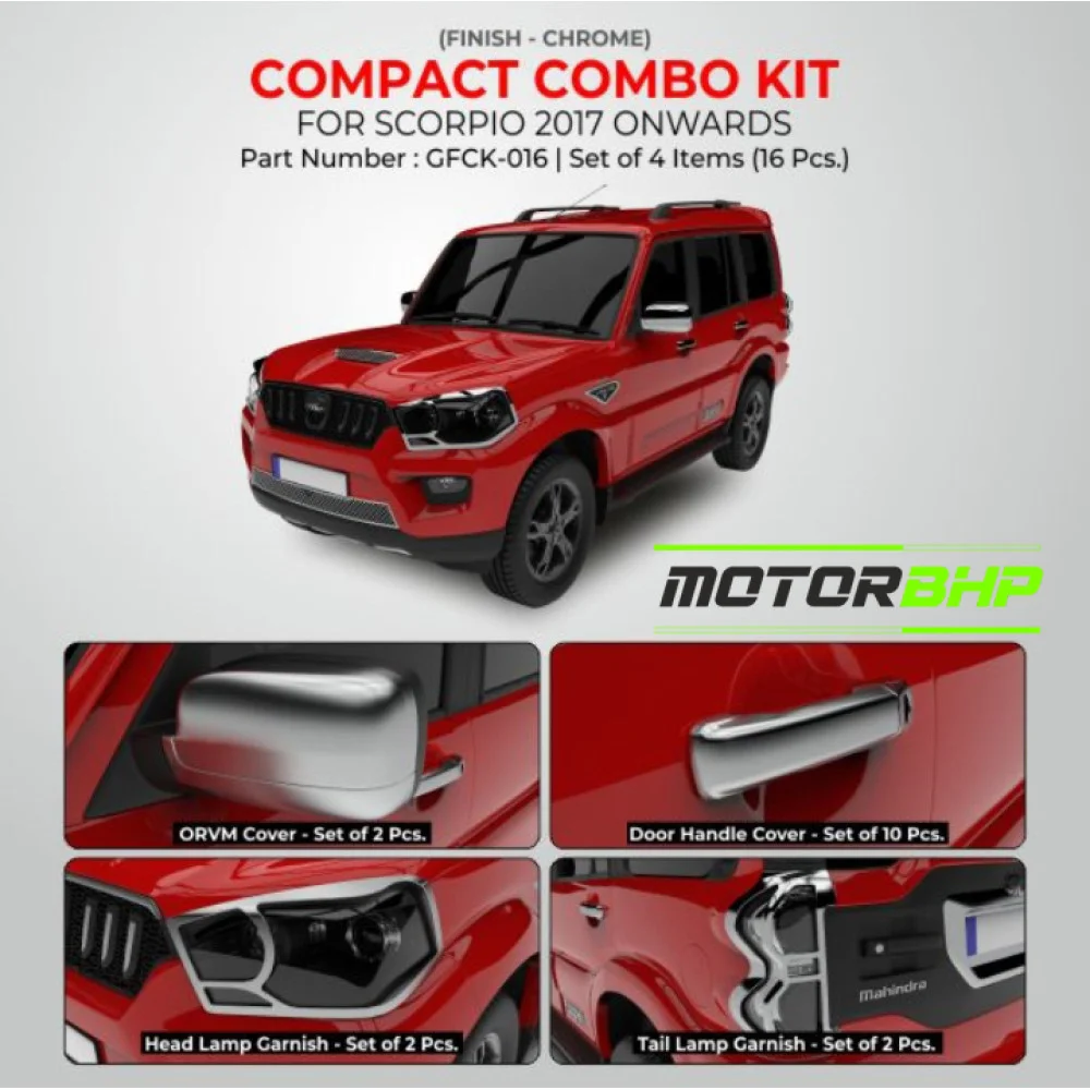 Buy Mahindra Scorpio (2017 Onwards) Combo Kit Accessories ...