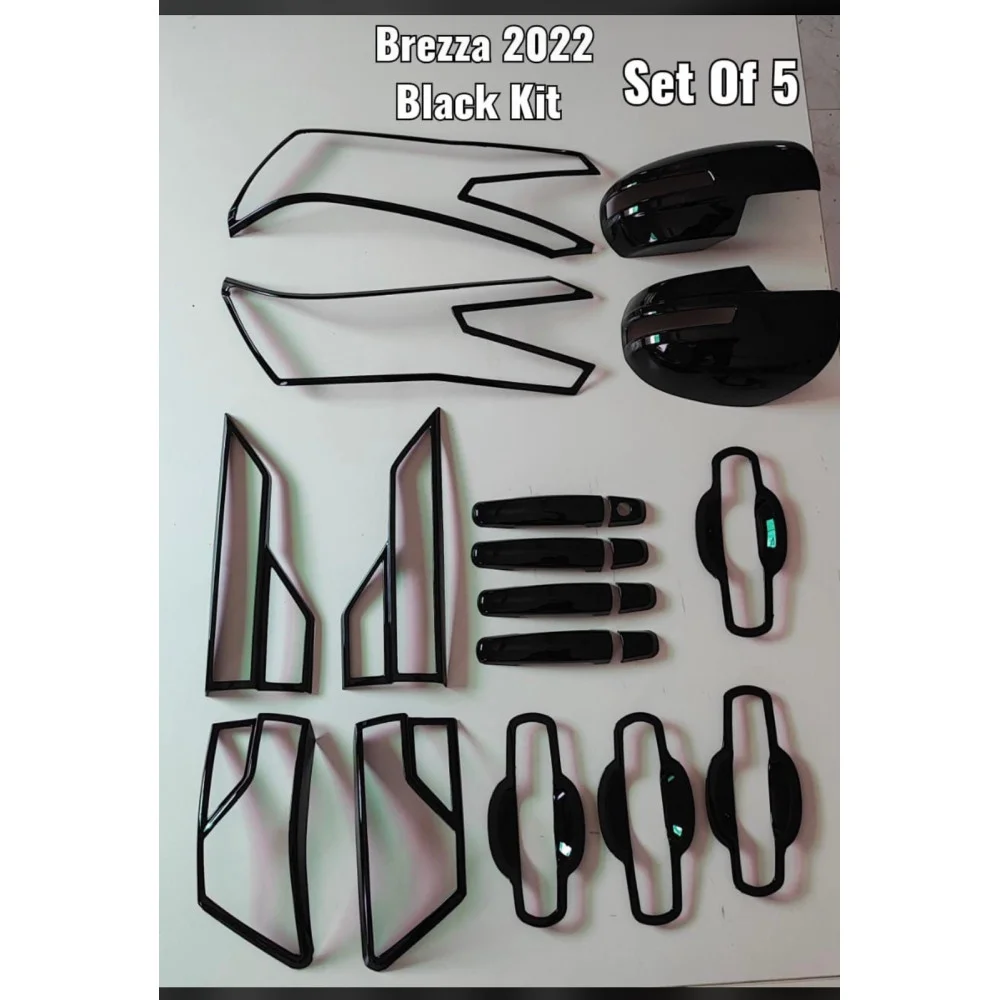Buy Maruti Suzuki Brezza Black Combo Kit Car Accessories ...