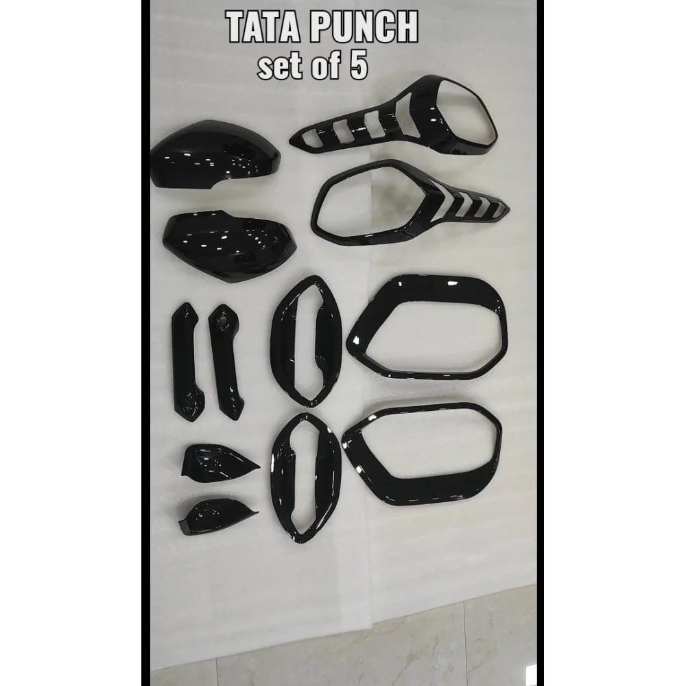 Buy Tata Punch Black Combo Kit Accessories Online Shopping ...