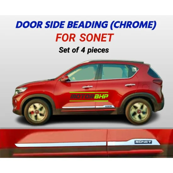 Kia Sonet Accessories : Buy Kia Sonet Side Beading Car Accessories ...