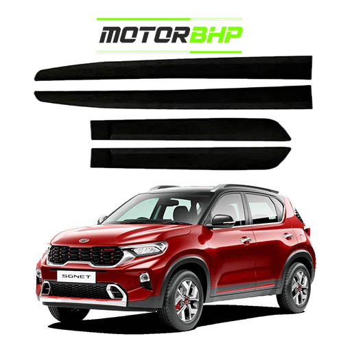 Buy Kia Sonet Car Bumper Guard Chrome Accessories Online ...