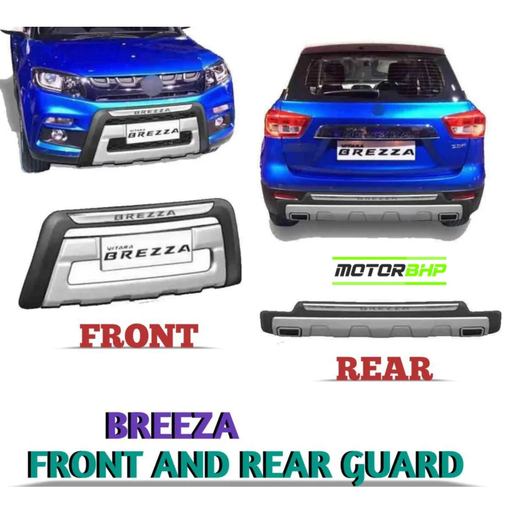 Buy Maruti Suzuki Brezza Front and Rear Bumper Diffuser Car ...