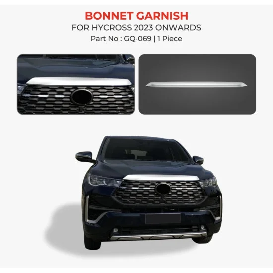 Buy Toyota Hycross Car Bonnet Chrome Accessories Online Store ...