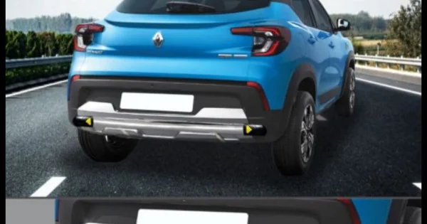 Buy Renault Kiger 2021 Rear Bumper Protector Car Accessories ...