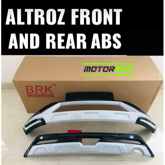 Buy Tata Altroz Front and Rear Bumper Diffuser Car Accessories ...