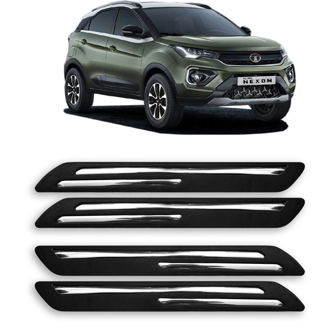 Buy Tata Nexon Bumper Protector Car Accessories Online Shopping ...