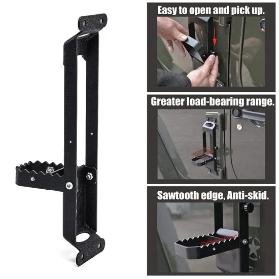 Buy Mahindra Thar 2020 Matte Black Door Hinge Step Online ...