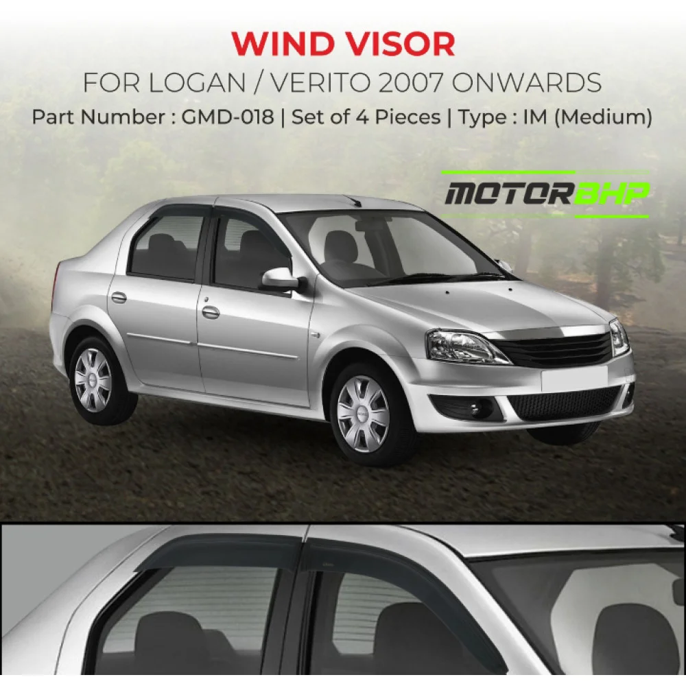 Mahindra Car Accessories : Buy Mahindra Logan Rain Door Visor ...