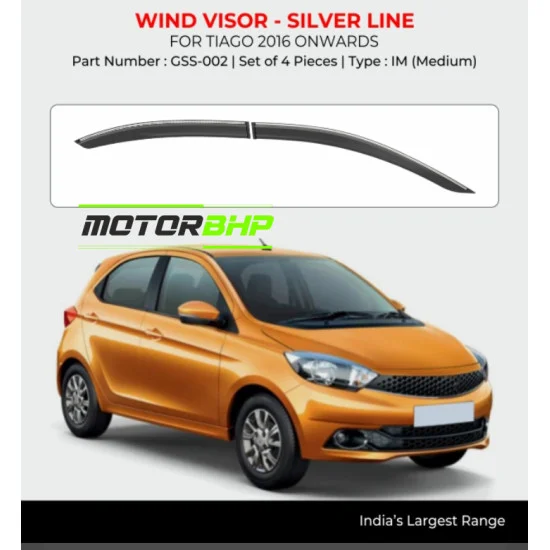 Buy Tata Tiago (2016 Onwards) Window Rain Visor Accessories ...
