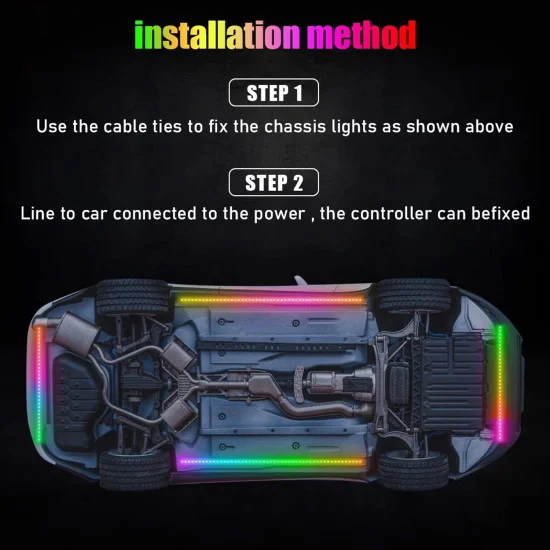 Buy Car Under Body Chassis Light 4K RGB Exterior Light Online ...