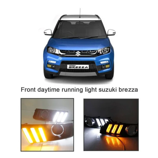 Car DRL Lights : Buy Maruti Vitara Brezza LED DRL Light Neon ...