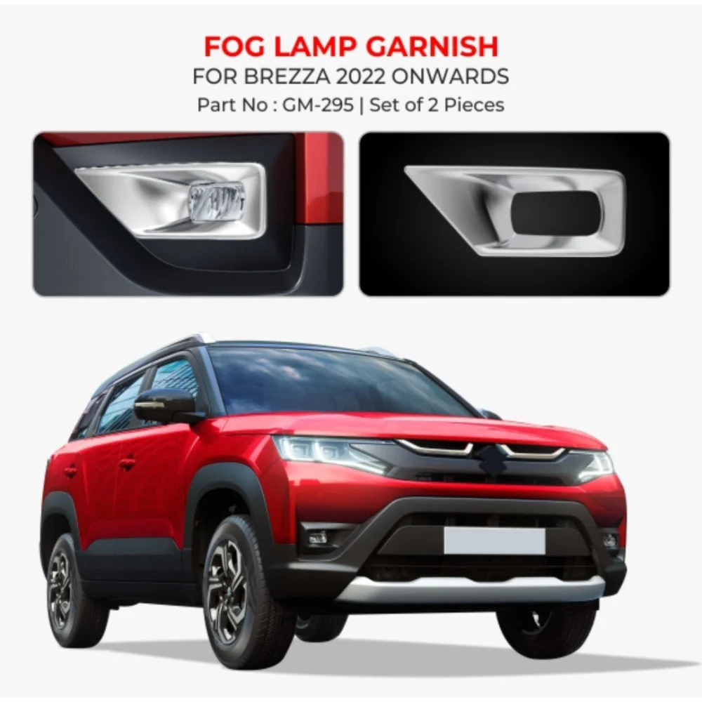 Buy Maruti Suzuki Brezza Fog Lamp Cover Car Accessories Online ...