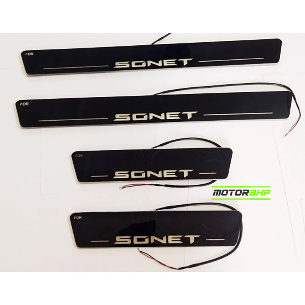Kia Sonet Accessories : Buy Kia Sonet LED Foot Step Black ...