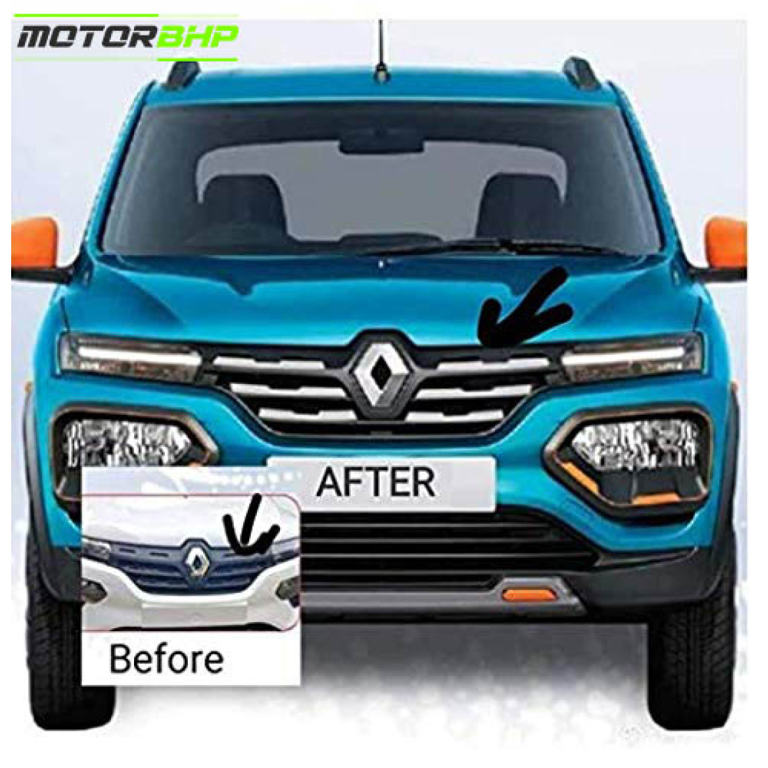 Buy Renault Kwid Front Grill Car Accessories Online Shopping ...