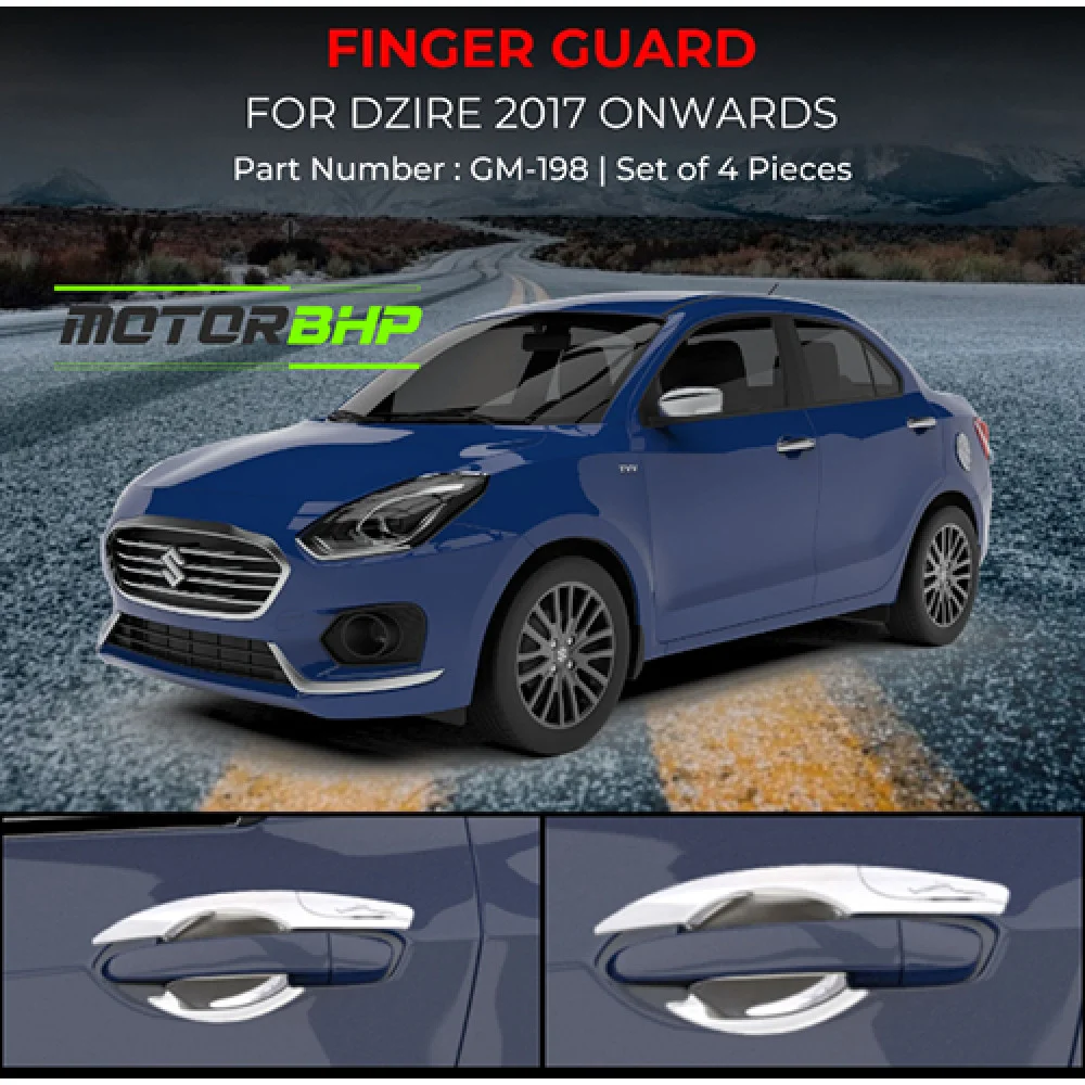 Buy Maruti Suzuki Dzire Finger Guard Chrome Car Accessories ...