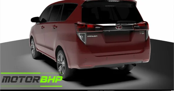 Buy Toyota Innova Crysta Rear Number Plate Lamp Garnish Car ...