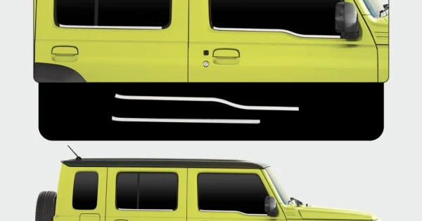 Buy Maruti Suzuki Jimny Lower Window Garnish Car Accessories ...