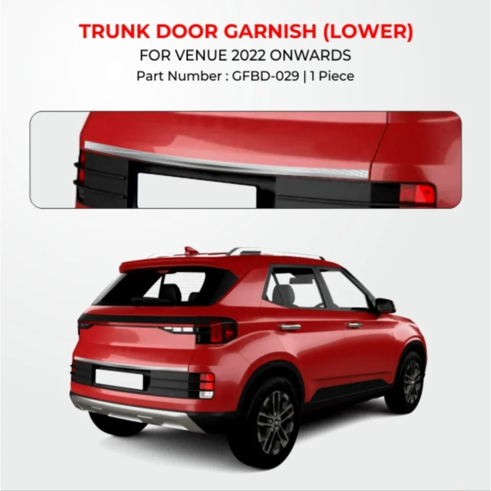 Buy Hyundai Venue Trunk Lower Garnish Car Accessories Online ...