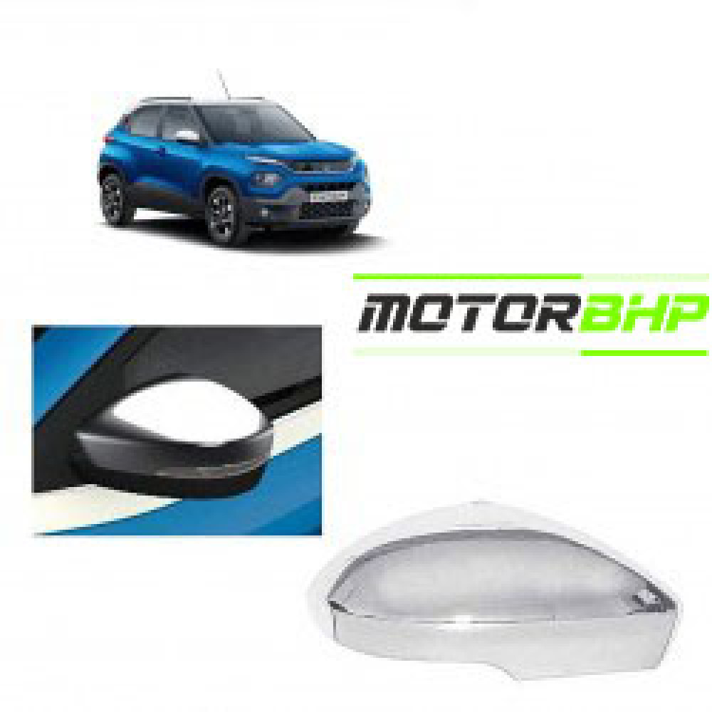 Buy Tata Punch Chrome Mirror Cover Car Accessories Online ...