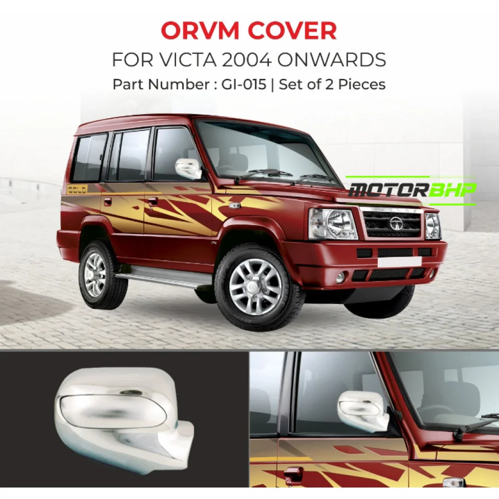 Tata Car Accessories : Buy Tata Victa Chrome Ovrm Cover Chrome ...