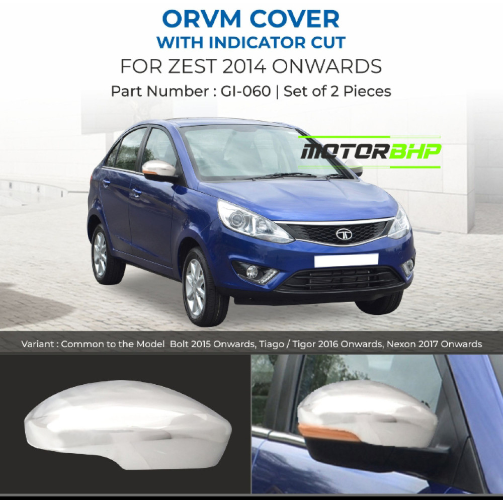 Buy Tata Zest Ovrm Cover With Indecter Chrome (2014 Onwards)