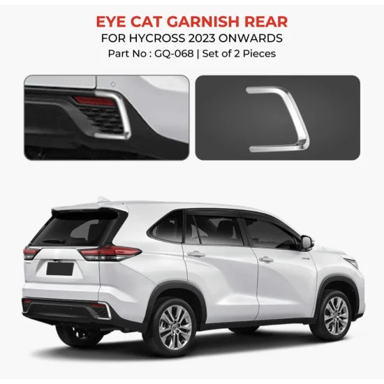 Buy Toyota Hycross Eye Cat Garnish Rear Car Accessories Online ...
