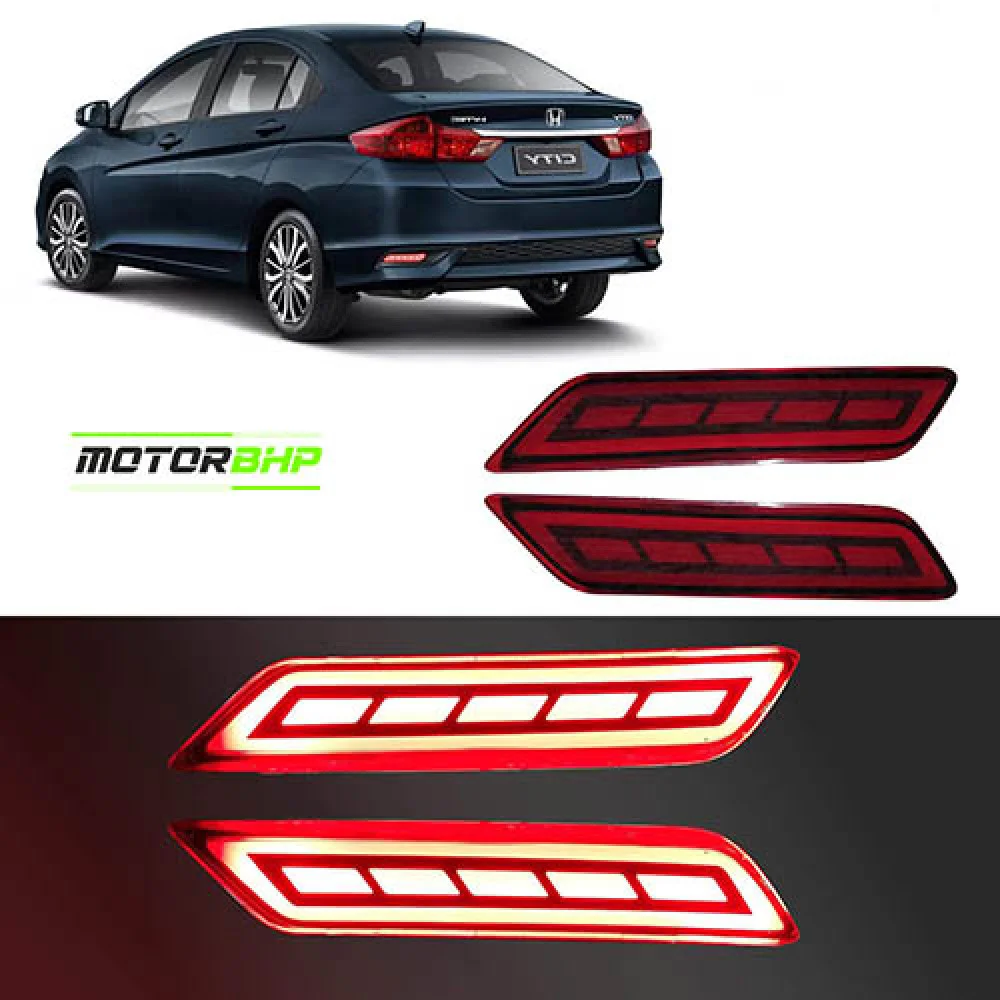 Honda Car Accessories : Buy Honda City Rear Reflector Light ...
