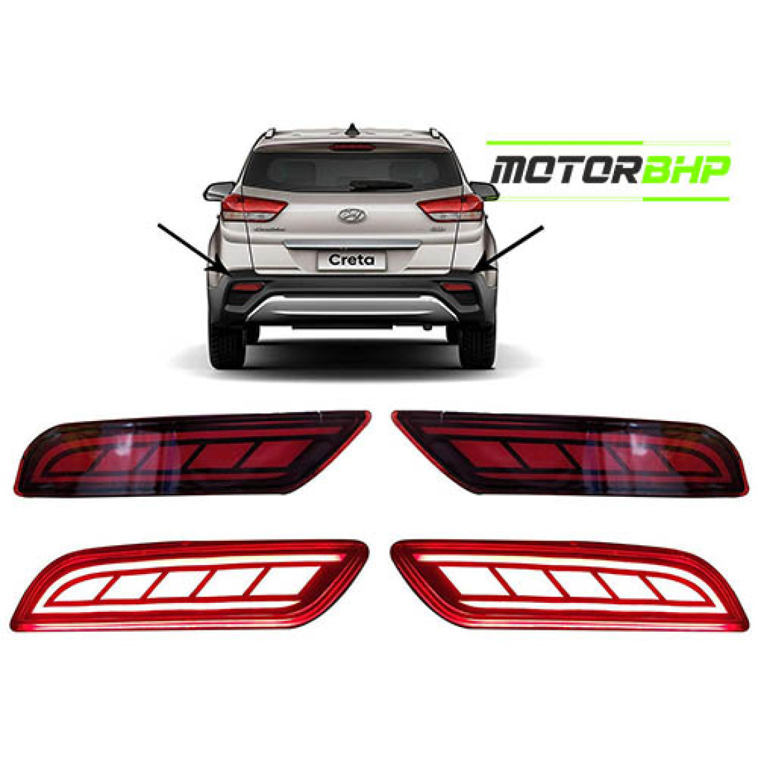 Buy Hyundai Creta Rear Reflector Light Car Accessories Online ...