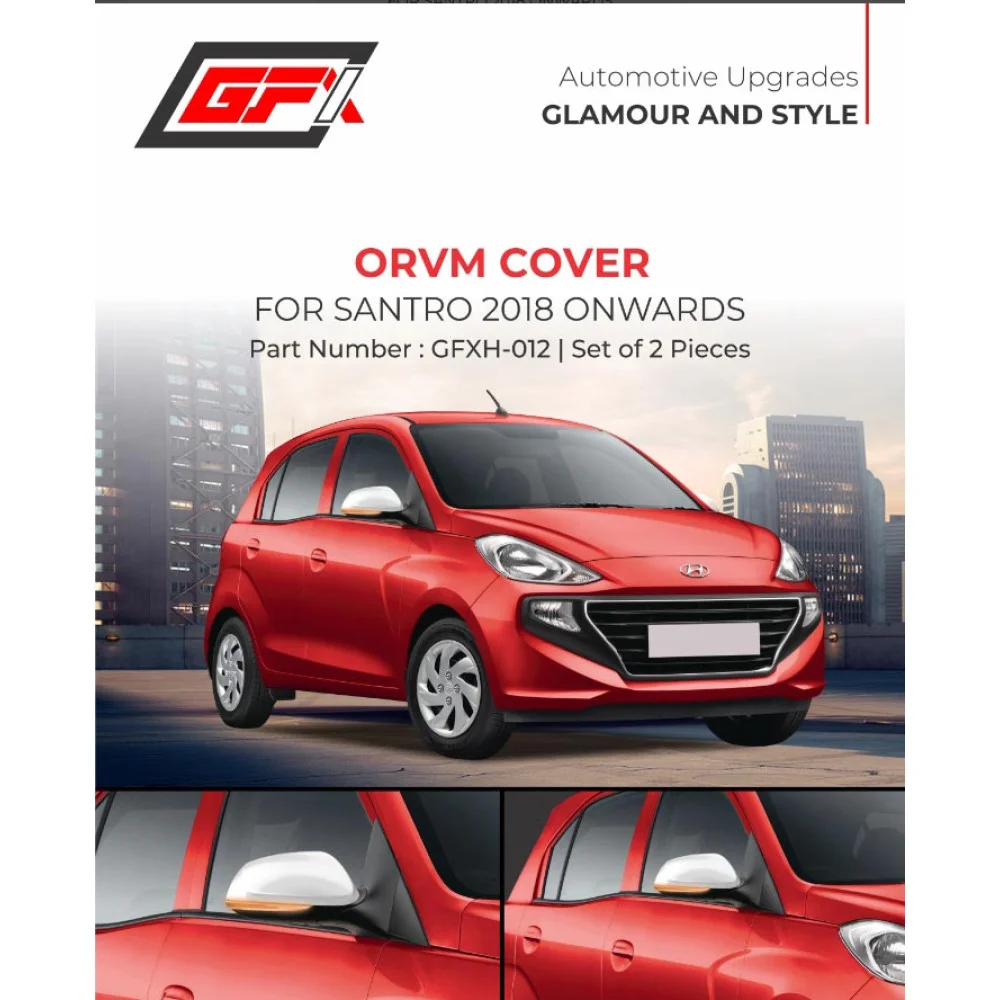 Hyundai Car Accessories : Buy Hyundai Santro OVRM Cover Car ...