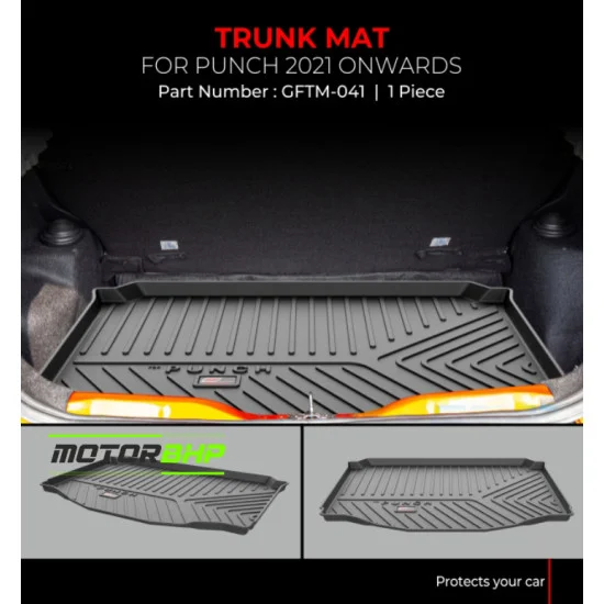 Buy Tata Punch Trunk Boot Mat (2021-Onwards) Visor Accessories ...