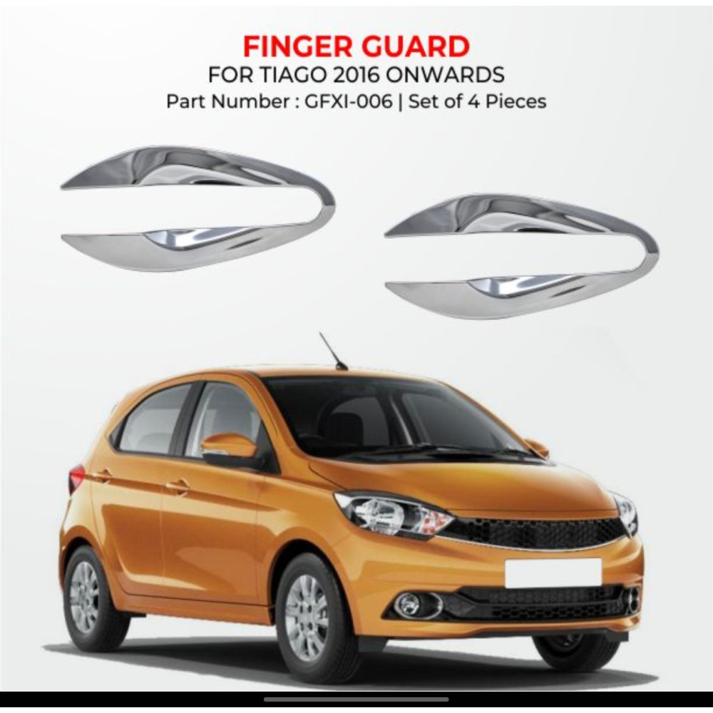 Buy Tata Tiago Finger Guard Chrome Car Accessories Online ...
