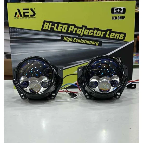 Buy AES UX-3 Bi-led 3inch Triple Laser Headlight Projector ...