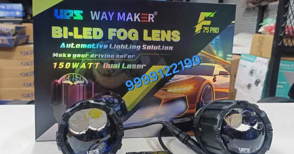 Buy UPS Way Maker F75 Pro Tri Colour Bi-Led Fog Lens Online ...